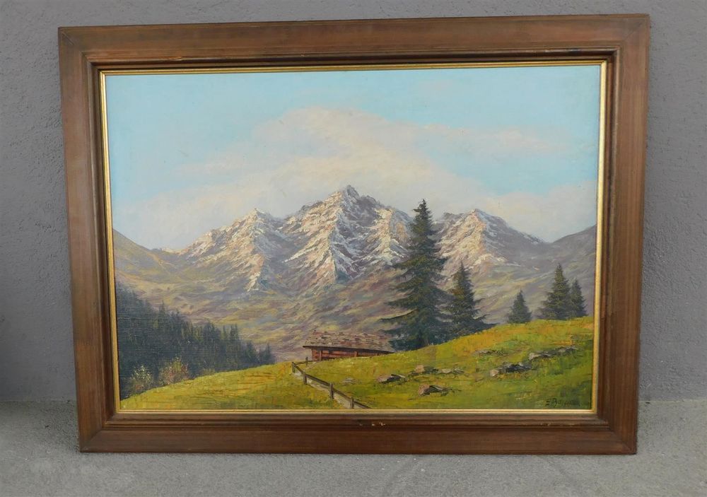 Rausverkauf Kunst - Oel auf Leinwand signiert E. Baumann (Gebraucht) in Sursee für CHF 50 – nur ...