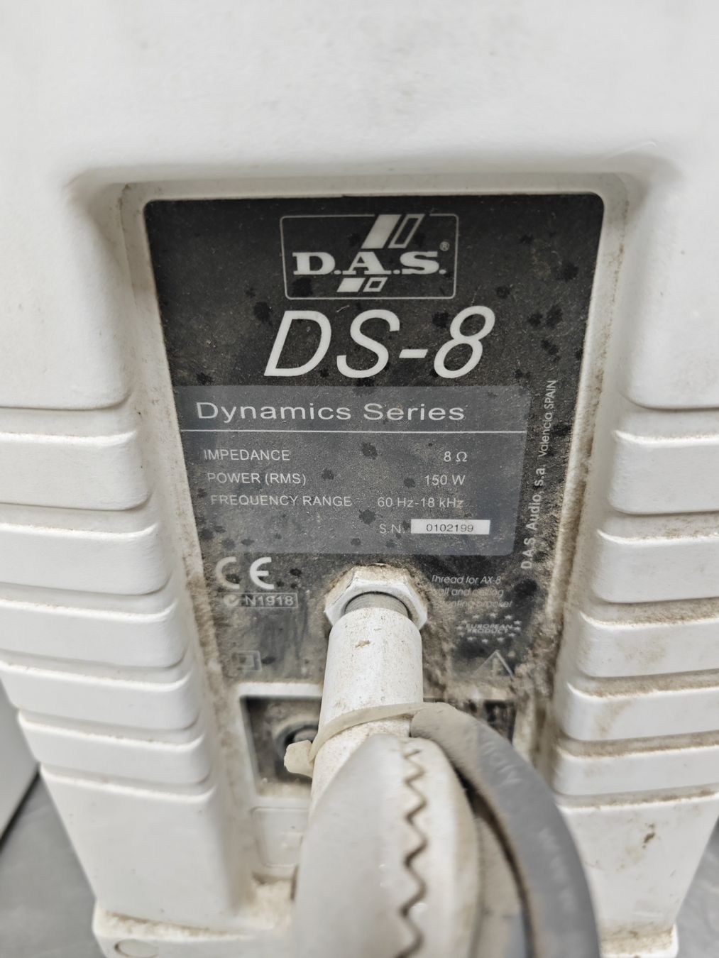 D.A.S. DS-8 Lautsprecher, Top Klangqualität, 4 Stück, Weiss (Gebraucht ...