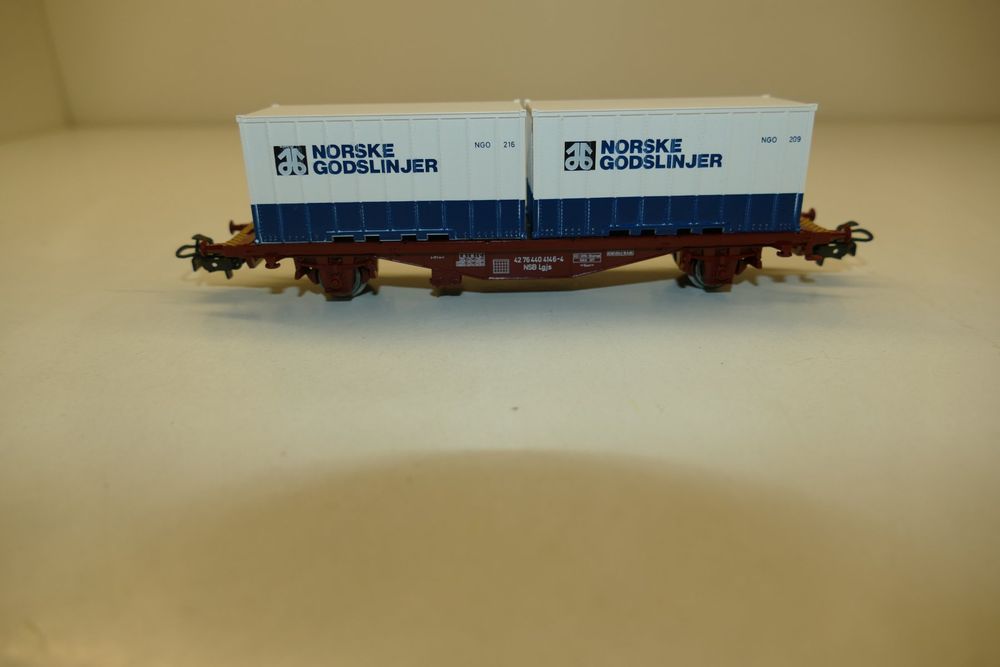 Märklin H0: NSB Containerwagen Norske Godslinjer (Neu (gemäss ...
