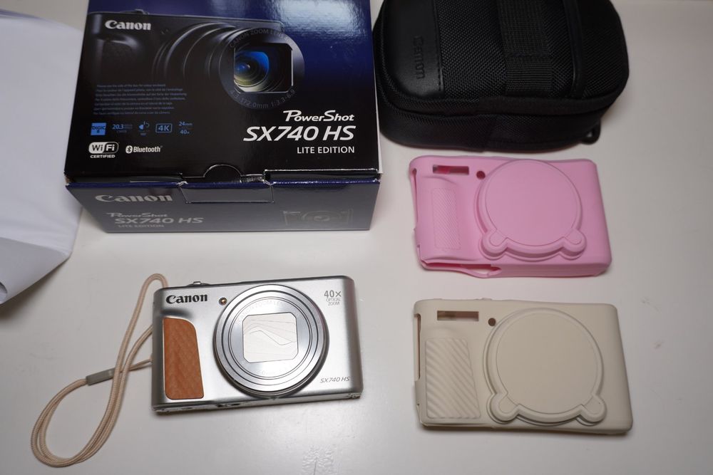 Canon PowerShot SX740 HS Lite – Silver Edition 2 years garan (Neu und ...