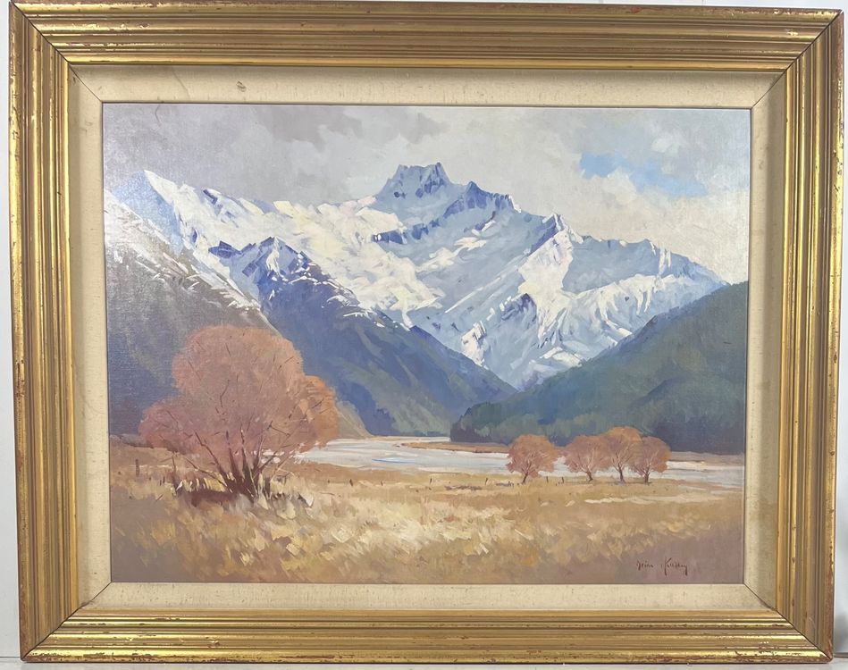 Brian Holliday (1936-1994)Grosse Berglandschaft Gemälde | Kaufen auf ...