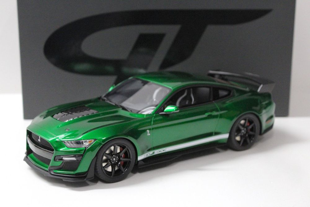 FORD MUSTANG SHELBY GT500 CANDY APPLE GREEN 2020 1:18 GT (Neu und ...