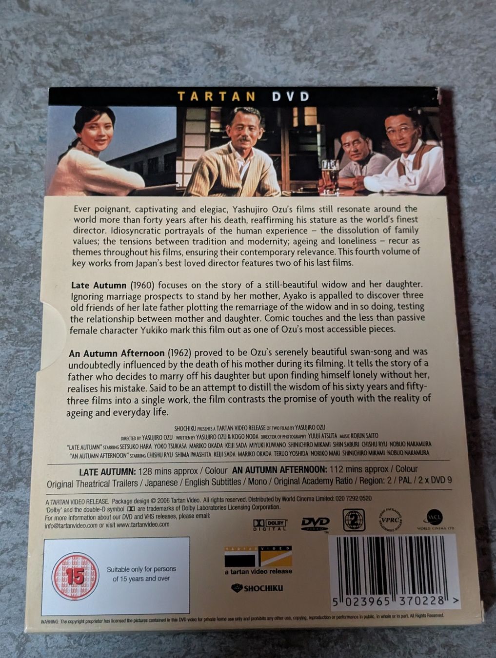 Ozu: Late Autumn & An Autumn Afternoon DVD Boxset. (Gebraucht) in ...