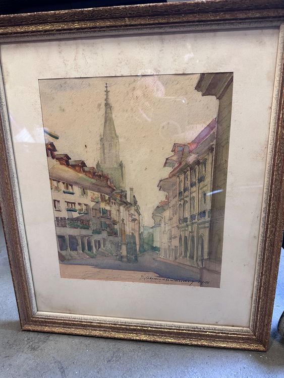 Alte Aquarelle Signiert | Kaufen auf Ricardo