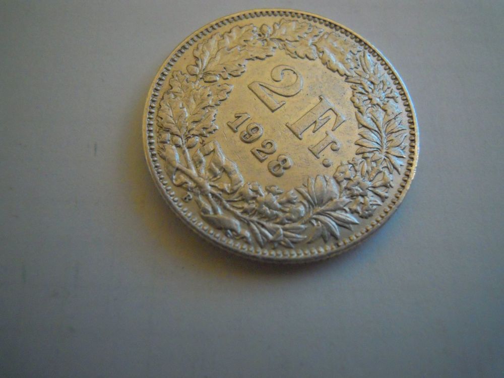 2 Fr. 1928 silber -vorz (Gebraucht) in Kriegstetten für CHF 7.8 – mit Lieferung auf Ricardo kaufen
