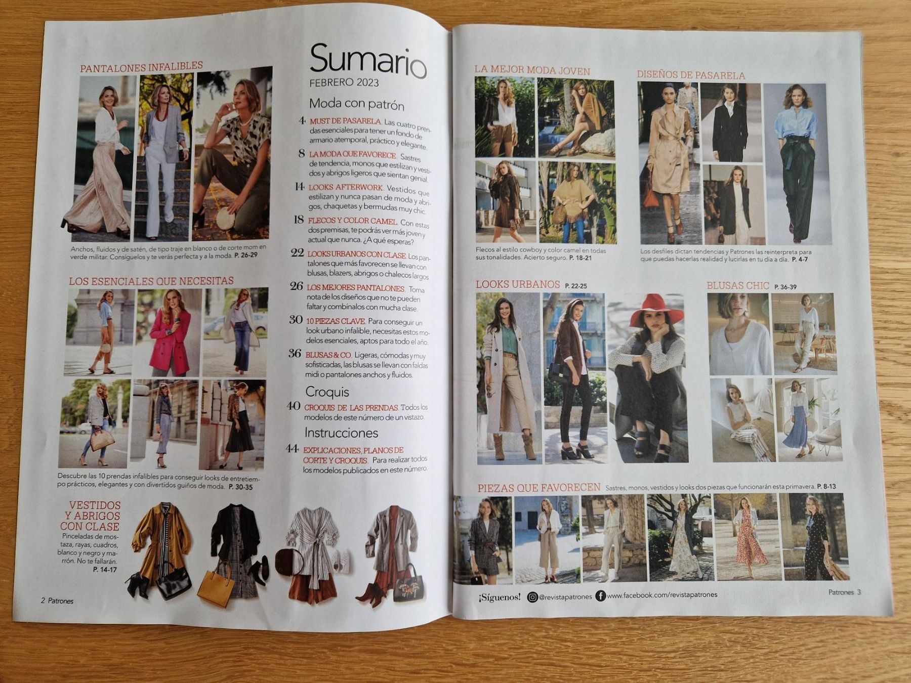 Zeitschrift "Patrones" mit Schnittmuster zum Nähen (Neu (gemäss ...