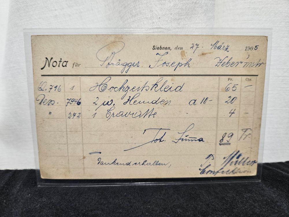 Antike Ansichtskarte Siebnen Schwyz | Kaufen auf Ricardo