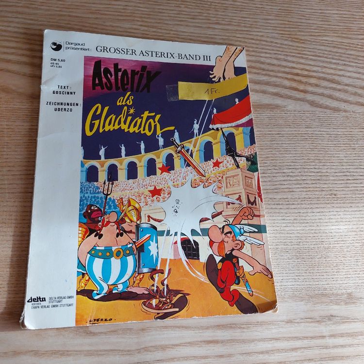 Asterix als Gladiator, Band III, Comic Klassiker! (Gebraucht) in Stans für CHF 5 – mit Lieferung ...
