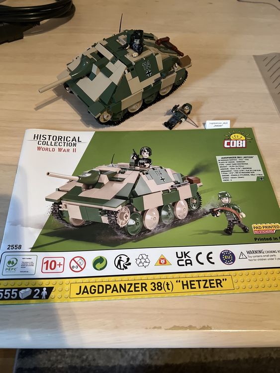 COBI Jagdpanzer 38(t) "Hetzer" Modell 2558 | Kaufen auf Ricardo
