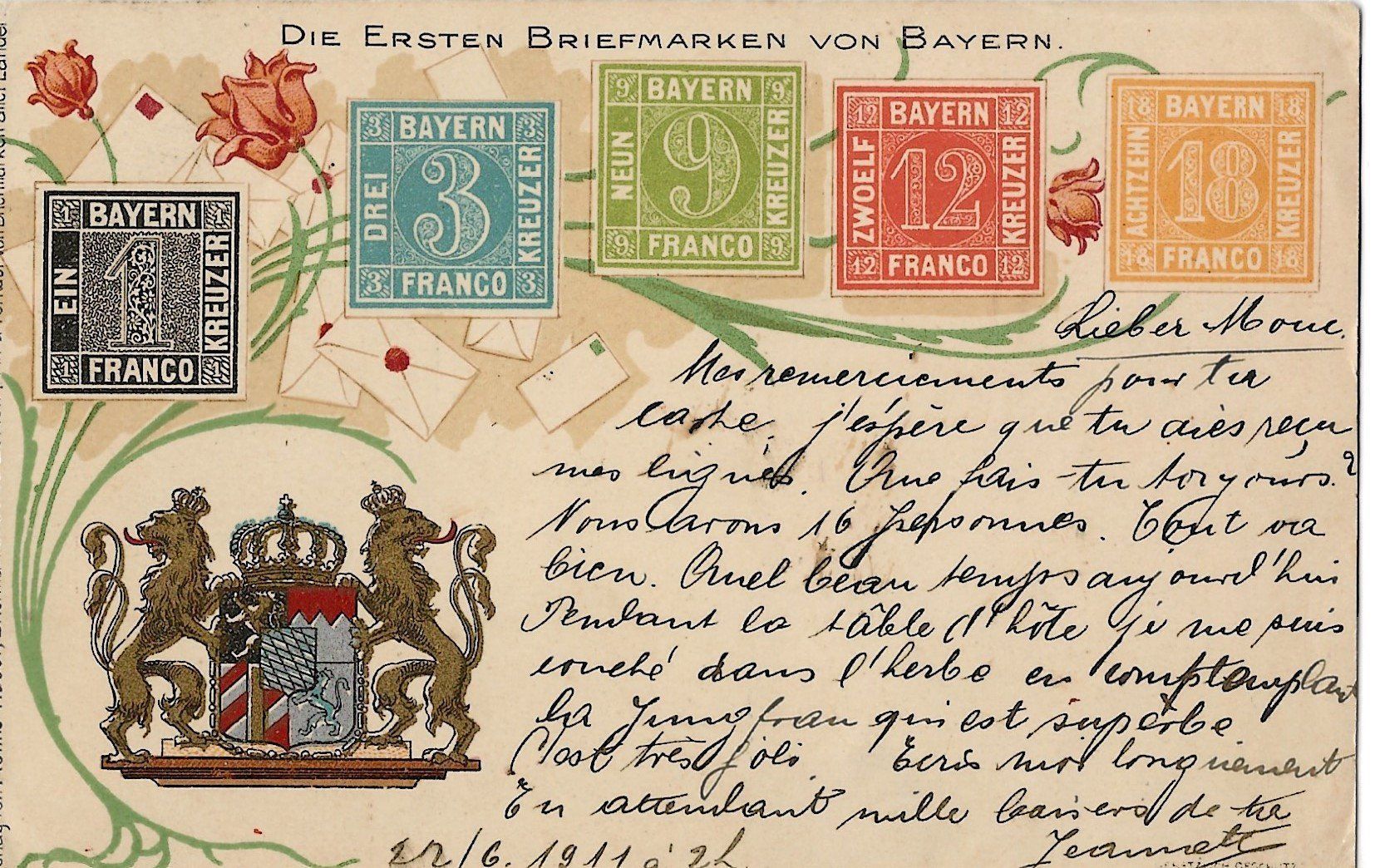 Interlaken, Hotelstempel Parc-Hotel, 1911 (Gebraucht) in Frauenfeld für ...