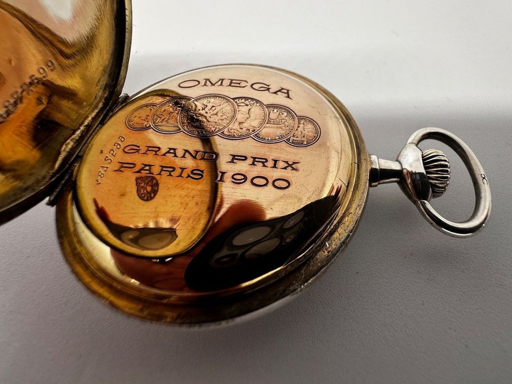 Omega Taschenuhr vintage. Grand Prix Paris 1900. | Acheter sur Ricardo