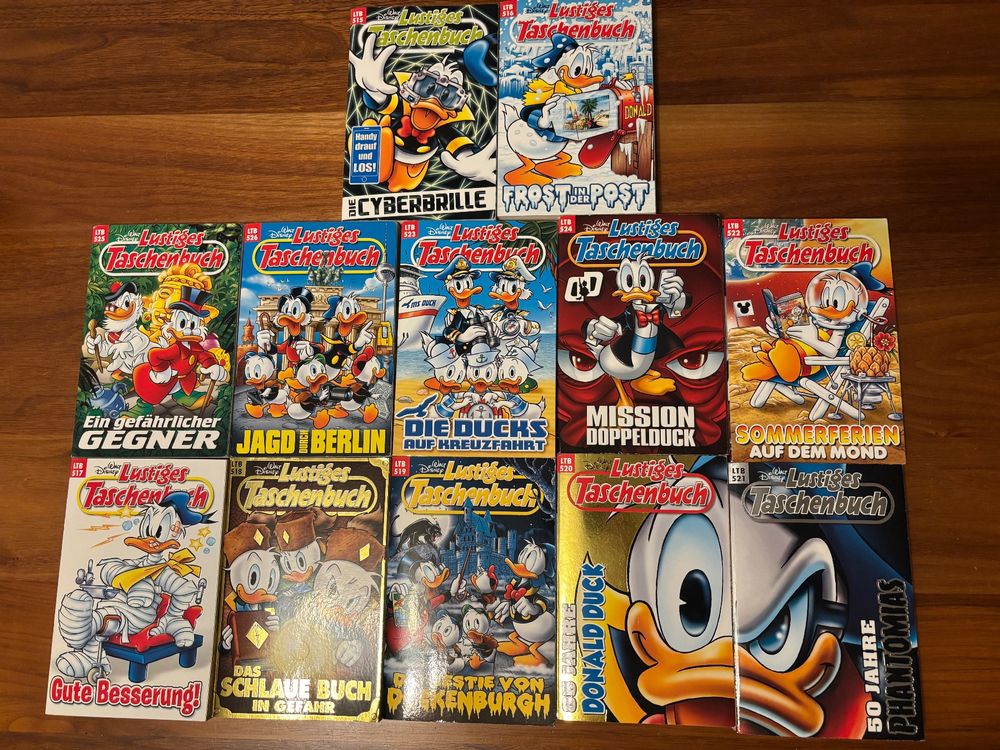 Donald Duck Comic Sammlung - LTB 515-526 & zwei Hefte (Gebraucht) in ...