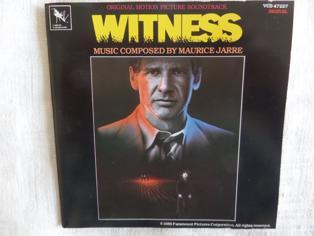 Maurice Jarre - Witness - Harrison Ford (Gebraucht) in Genève für CHF 6 ...