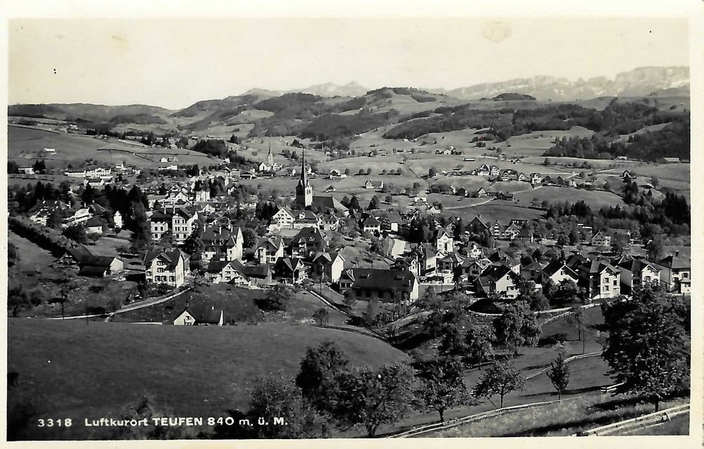 Teufen AR Flugaufnahme Nr.3318 , 1943 (Gebraucht) in Solothurn für CHF 11 – mit Lieferung auf ...