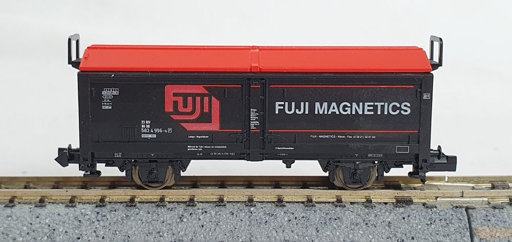 Minitrix 13948 DB Schiebewandwagen "Fuji Magnetics" OVP (Gebraucht) in ...