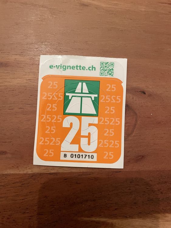 Schweizer Autobahnvignette 2025 (Neu (gemäss Beschreibung)) in ...