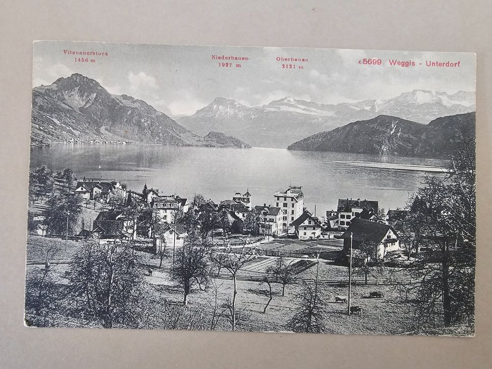 PK Postkarte Weggis Unterdorf | Kaufen auf Ricardo