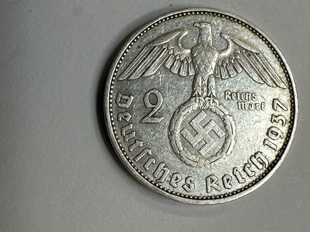 2 Deutsche Reichsmark Silber 1937 (Gebraucht) in Herisau für CHF 23 ...