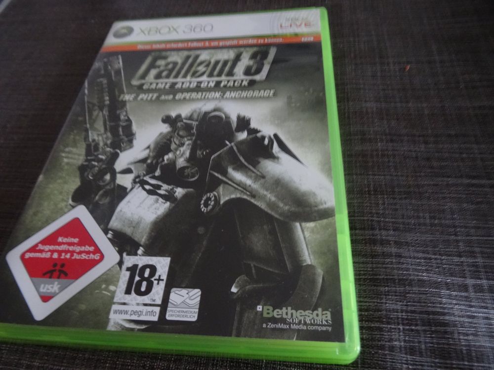 Fallout 3 - Game Add-on Pack the Pitt and operation XBOX 360 (Gebraucht ...