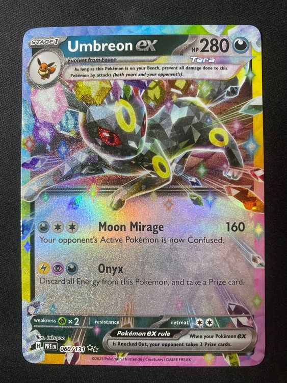 Umbreon ex 60 - Nachtara - Noctali - Prismatic Evolutions EN (Neu ...