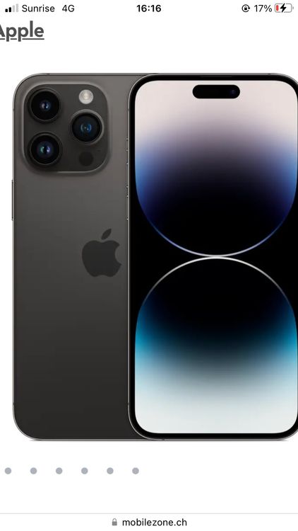Iphone 14 pro max 128gb black fabrikneu ungeöffnet 24 mte ga | Kaufen auf Ricardo