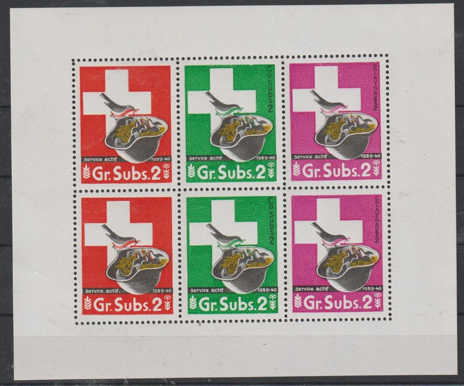 VERPFL GR SUBS 2, Wit 12b/3, Fr 20.-- (Neu (gemäss Beschreibung)) in ...