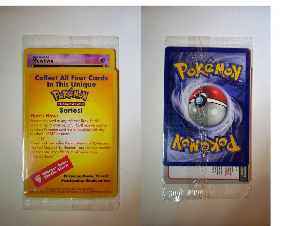 Pokémon Mewtwo Wizards Black Star Promo WB Stamp SEALED | Kaufen auf ...