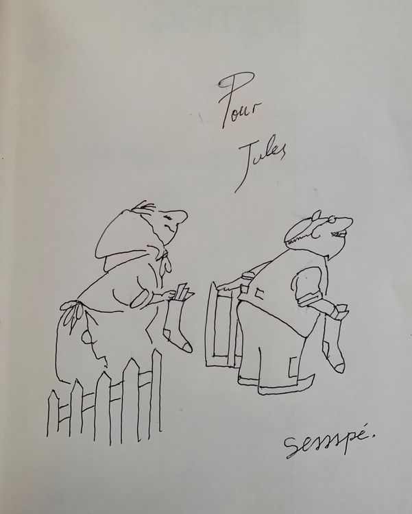 Jean-Jacques Sempe, Buch mit Originalzeichnung | Kaufen auf Ricardo