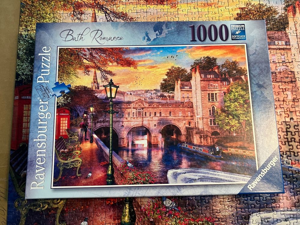 Ravensburger Puzzle 1000 / Bath Romance (Gebraucht) in Fischbach ...