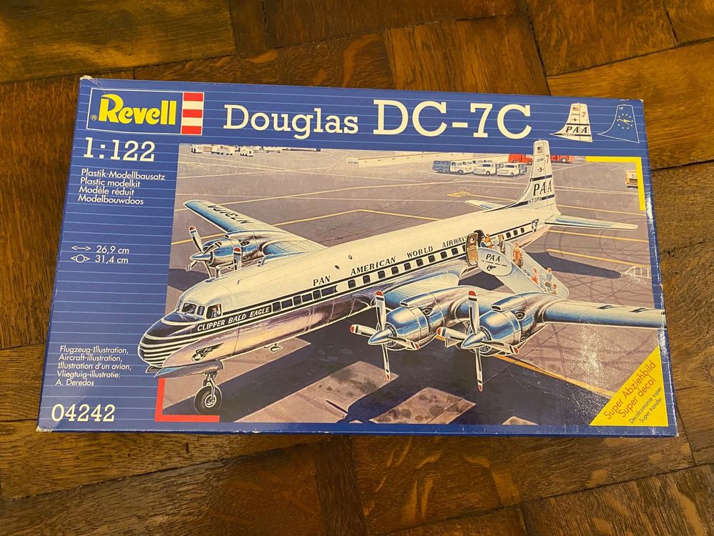 OVK Revell Douglas dc-7c 1:122 plastik modellbausatz (Neu (gemäss ...