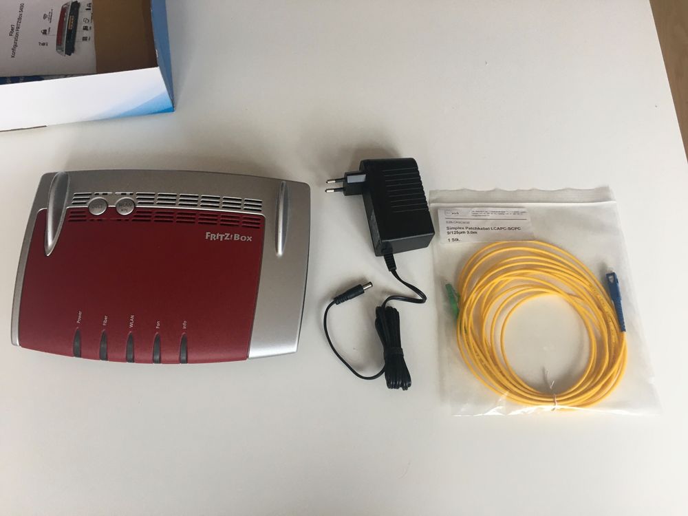 FRITZ!Box 5490 Gigabit WLAN Router mit Glasfaser | Kaufen auf Ricardo