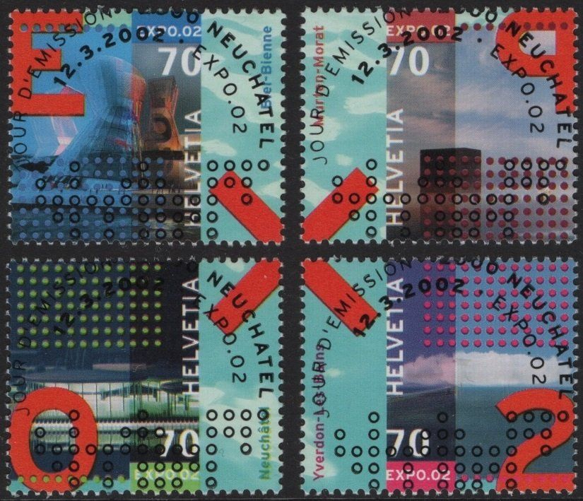 EXPO 2002 Serie mit ET-Vollstempel | Kaufen auf Ricardo