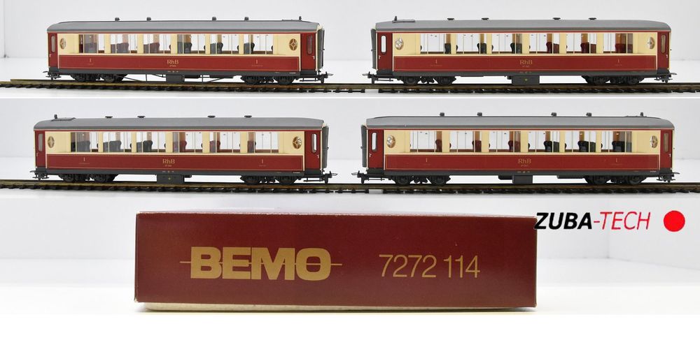 Bemo 7272114 Salonwagen-Set 4tlg RhB H0m GS mit OVP (Gebraucht) in St. Gallen für CHF 102 – mit ...