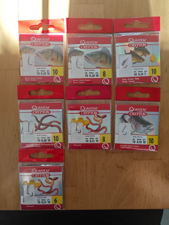 7x Packungen Vorfachhaken von Quantum (Neu und originalverpackt) in Bühler für CHF 14 – nur ...