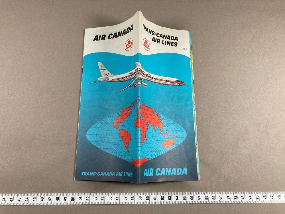 Alter Prospekt Trans-Canada Airlines, TCA, Air Canada (Gebraucht) in ...
