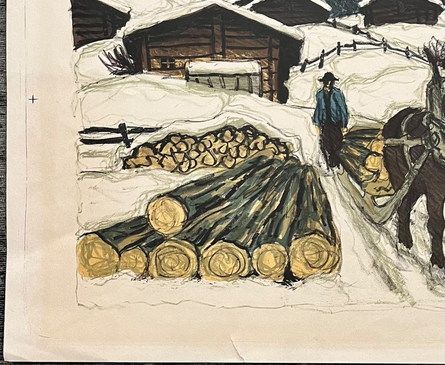 Fred Stauffer (1892-1980) Lithographie Handsigniert | Kaufen auf Ricardo