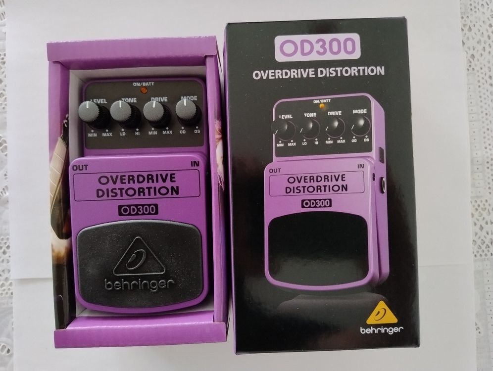 Behringer Overdrive/Distortion Gitarrenpedal OD300 (Neu und ...