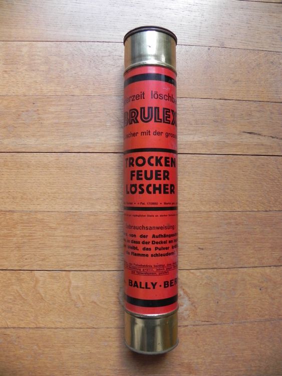 Antiker Hand Trocken Feuerlöscher Brulex von Bally (Gebraucht) in für ...