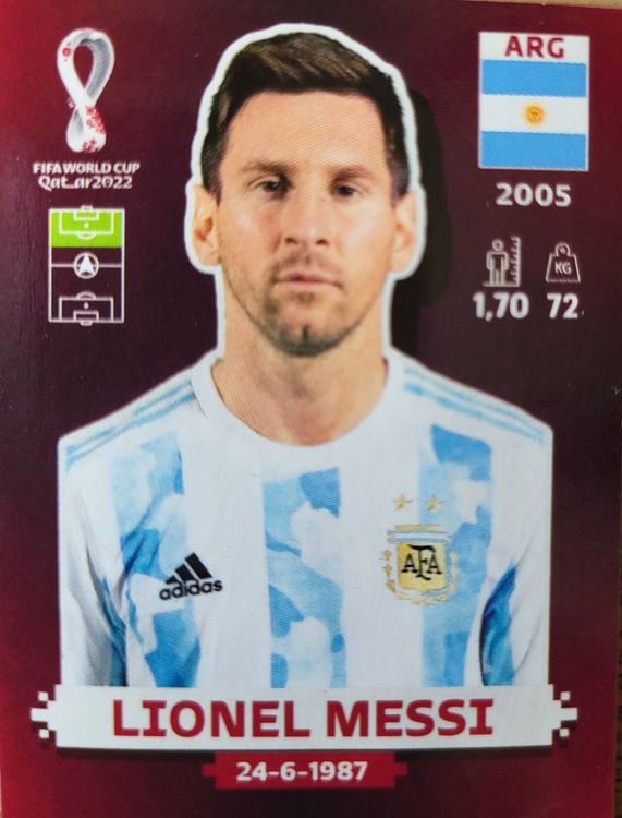 WM 2022 KATAR. LIONEL MESSI (Gebraucht) in Koppigen für CHF 12 – mit ...