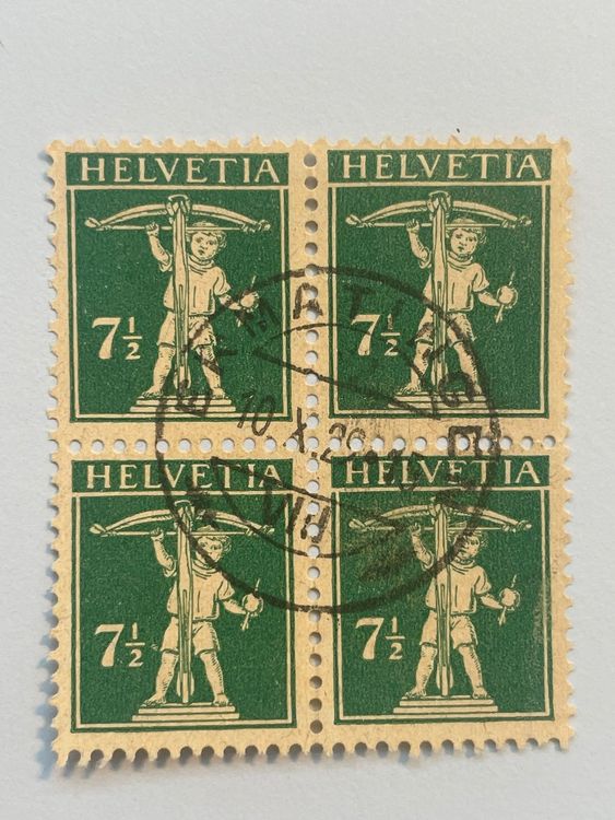 1927 Tellknabe ZNr. 171 gestempelt ERMATINGEN (Gebraucht) in Küssnacht am Rigi für CHF 5 – mit ...