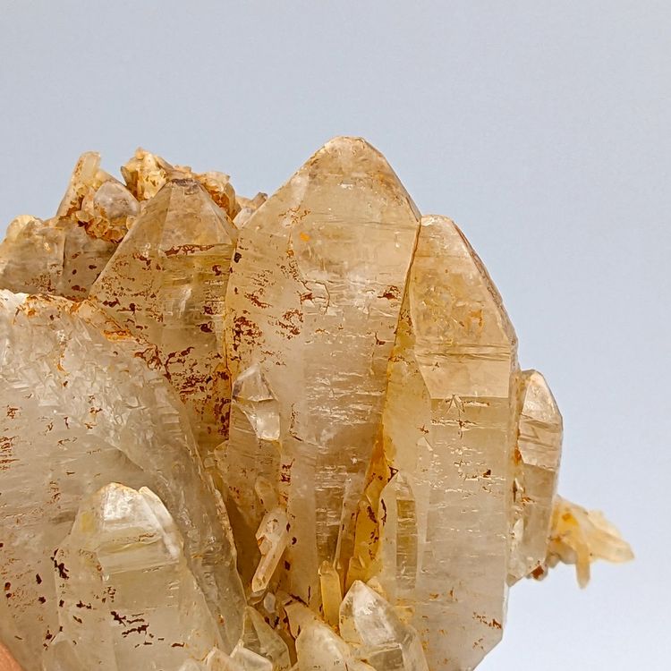 NATÜRLICHER GELBGESTREIFTER DELPHINIT-QUARZ, ALPIN, LIMONIT (Neu (gemäss Beschreibung)) in ...