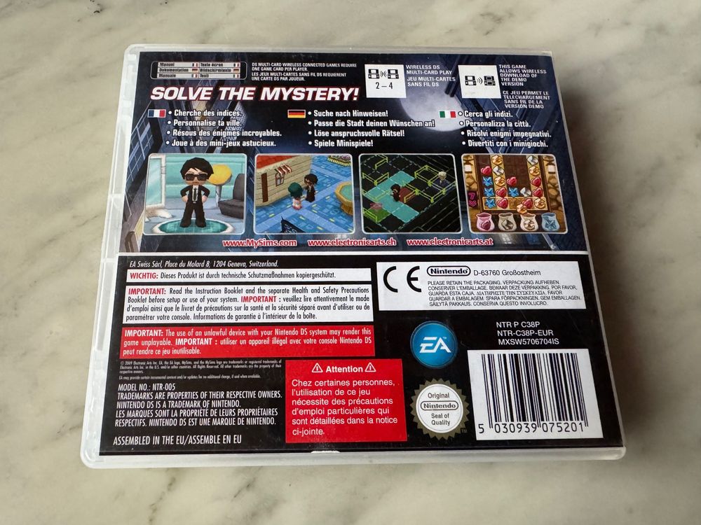 MY SIMS AGENTS SPIEL FÜR NINTENDO DS IN ORIGINALHÜLLE (Gebraucht) in ...