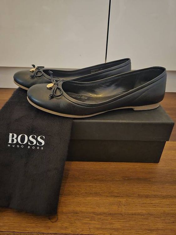 HUGO BOSS Ballerinas Gr. 39 Schwarz Leder (Gebraucht) in Wallisellen ...