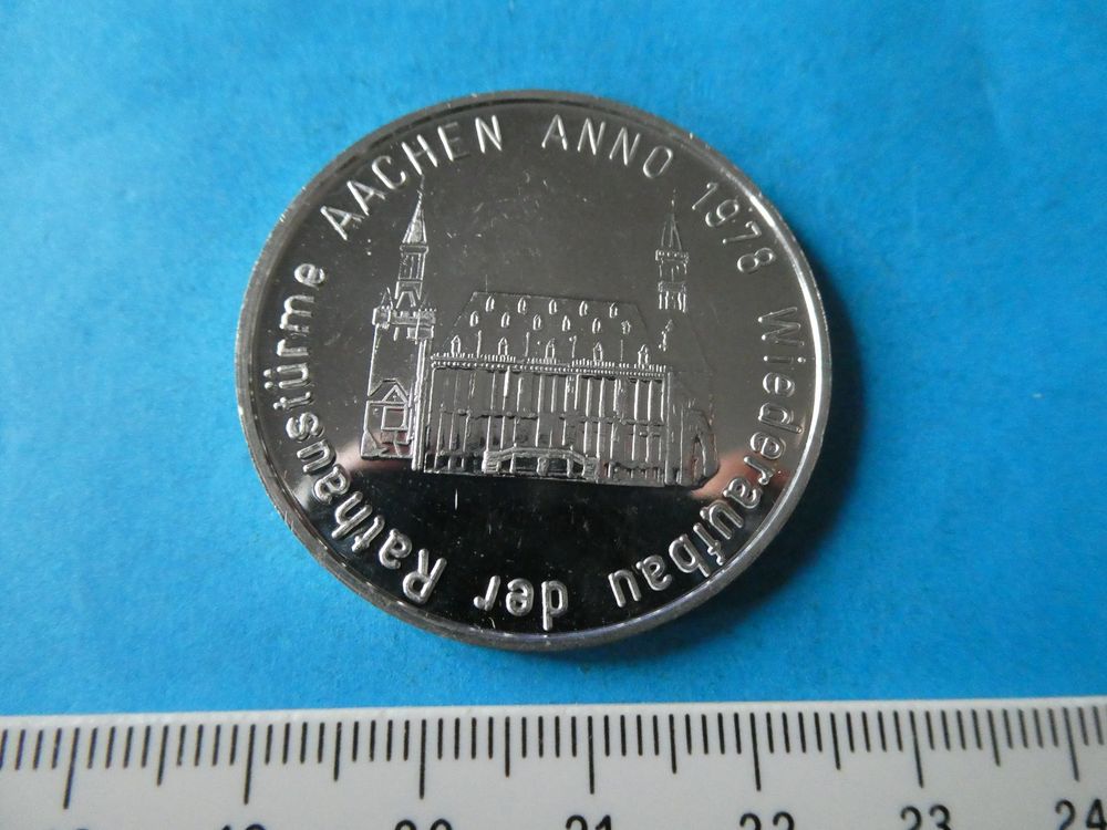 Aachen Kaiser- und Krönungsstadt 1978, Medaille 40 mm (Neu (gemäss ...