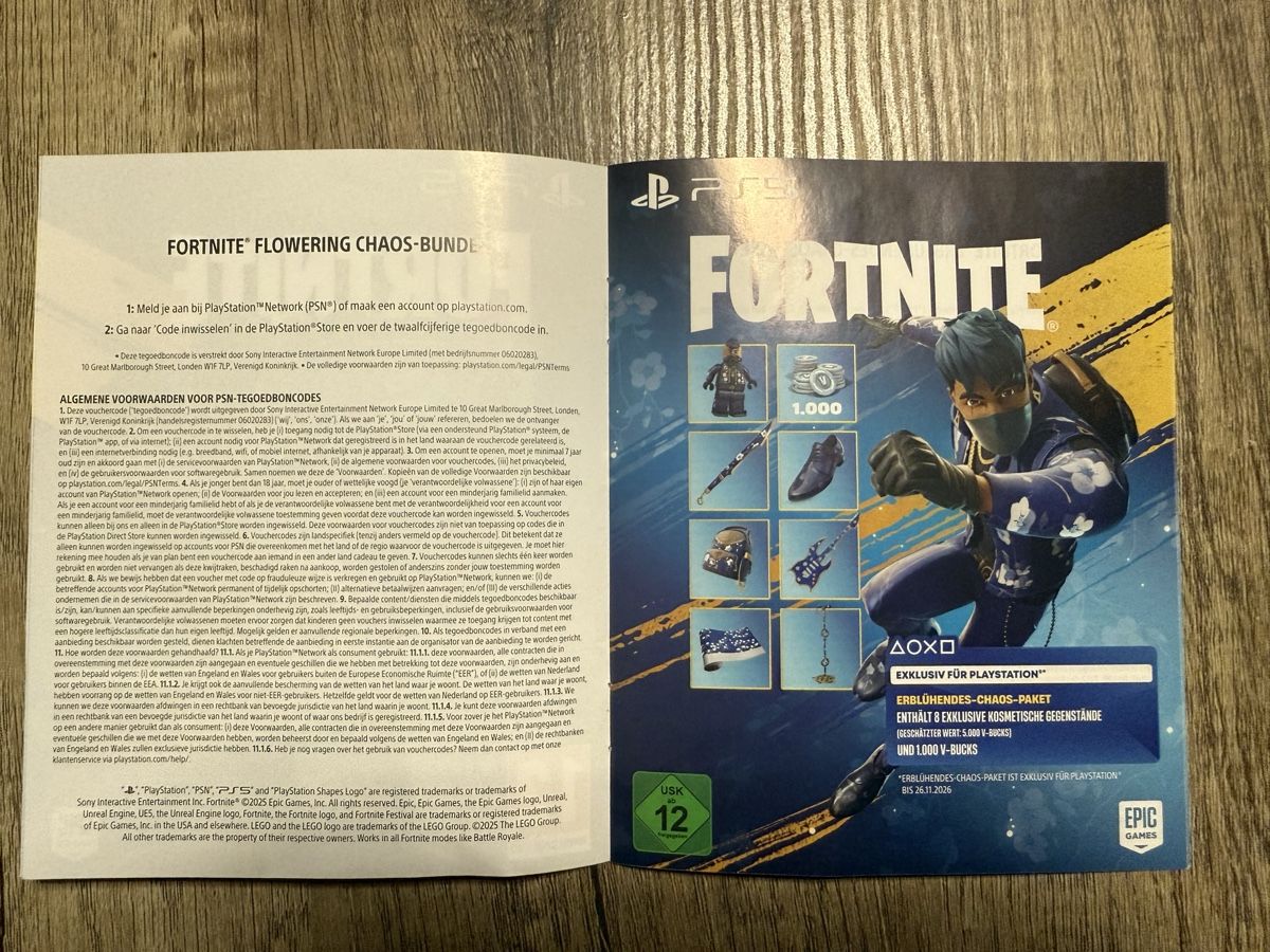 PS 5 Fortnite Erblühendes - Chaos - Packet (Bundle) ab 1.- (Neu und originalverpackt) in St ...