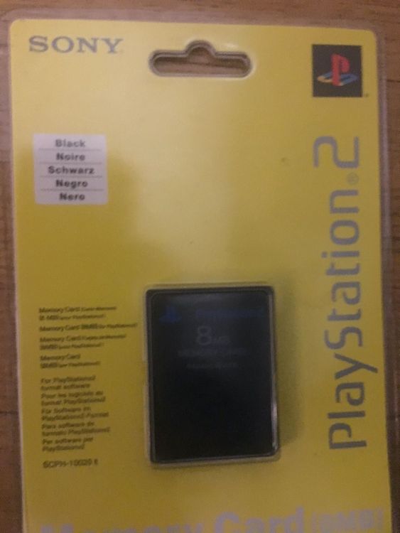 ps2 Original sony memory card, neu (Neu und originalverpackt) in ...