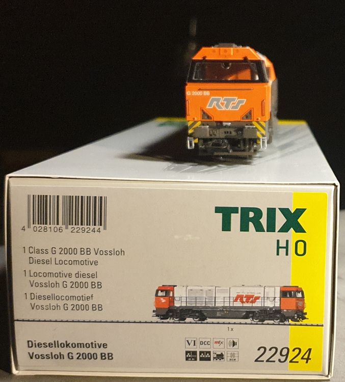 Trix H0 Diesellok Vossloh G 2000 BB, RTS, digital Sound (Neu und ...