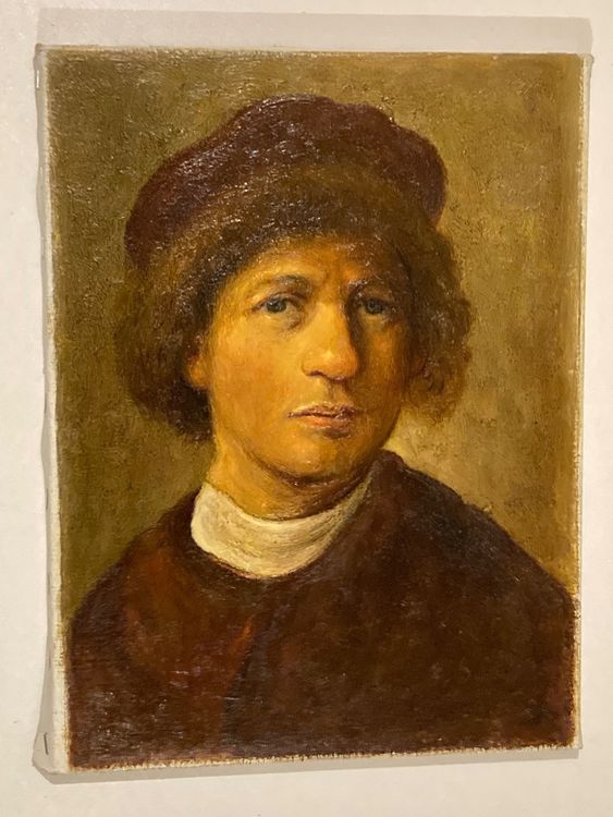 Frans Schoorman (1929-1982) Gemälde signiert Portrait Bi: 10 (Gebraucht ...