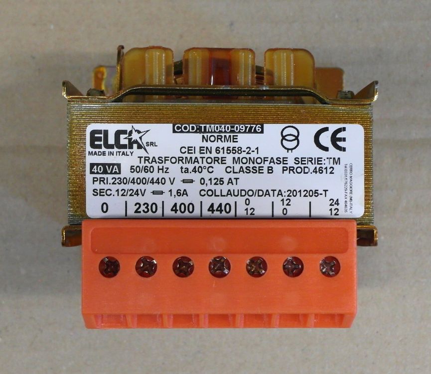 Trafo 0-230-400-415-440V/0-24V, 100VA (Gebraucht) in Däniken SO für CHF ...