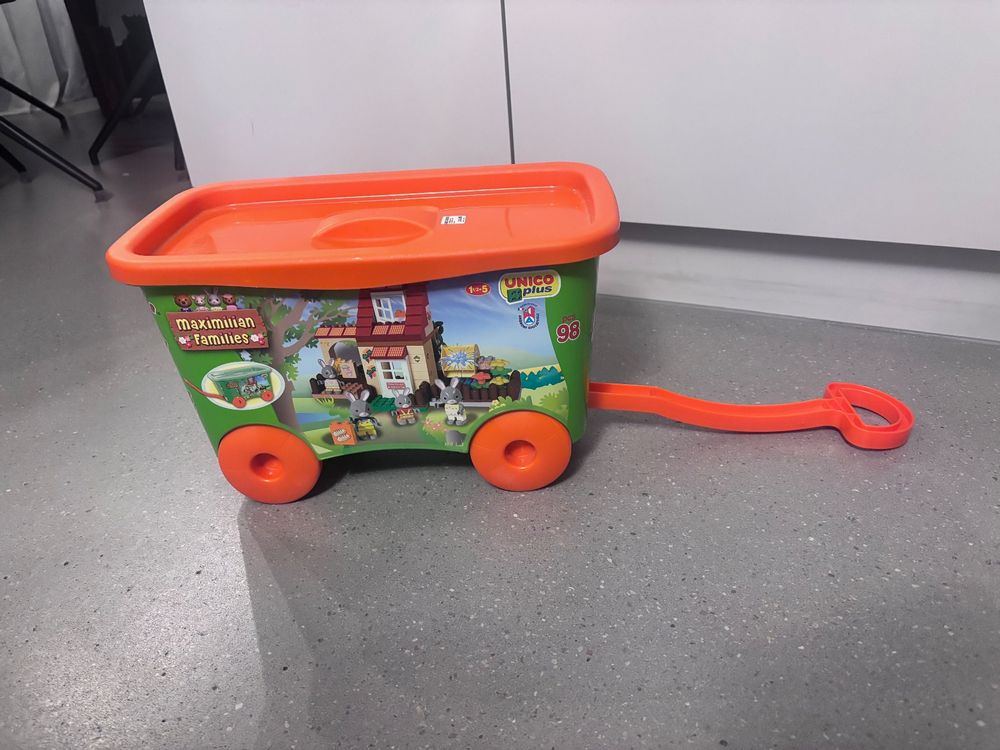 Unico Plus Bauset im Wagen, 98 Teile, ab 1.5 Jahren (Gebraucht) in ...